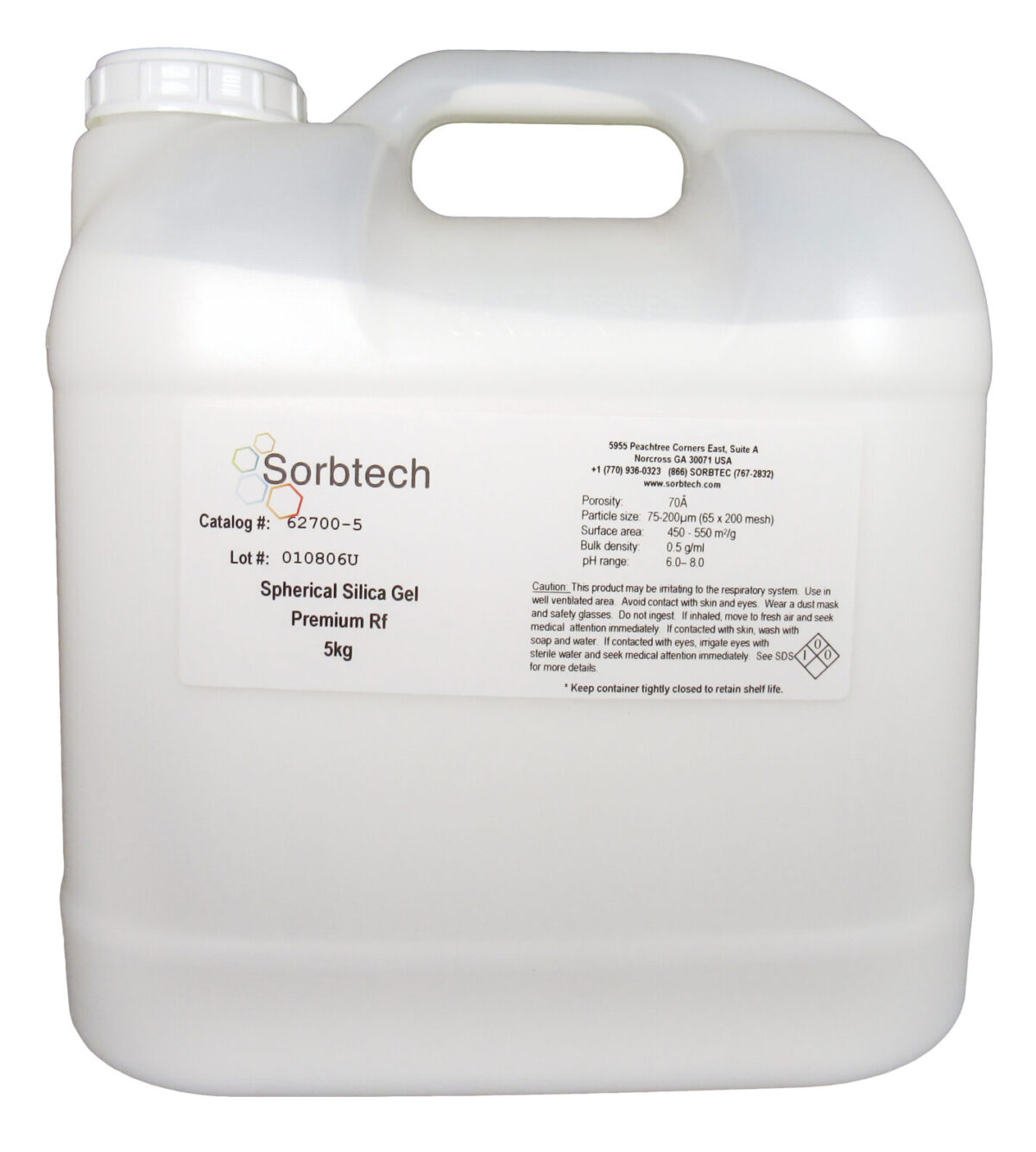 Gravity Spherical Silica Gel | Sorbent Technologies, Inc.